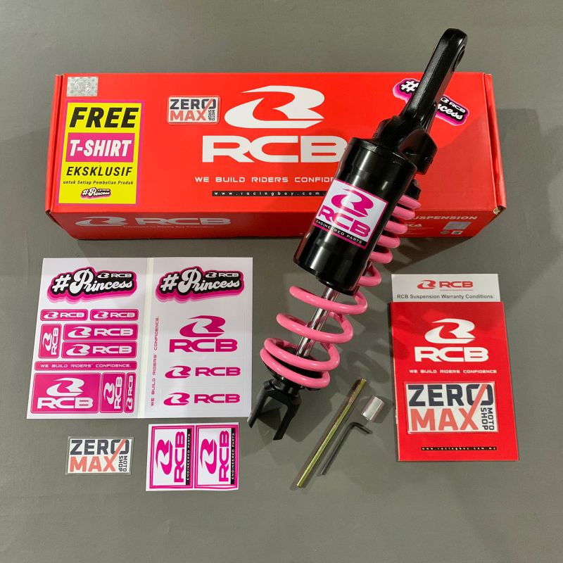 Jual Shock Shockbreaker RCB Racing Boy MB2 MB-2 330mm Pink Honda Scoopy ...