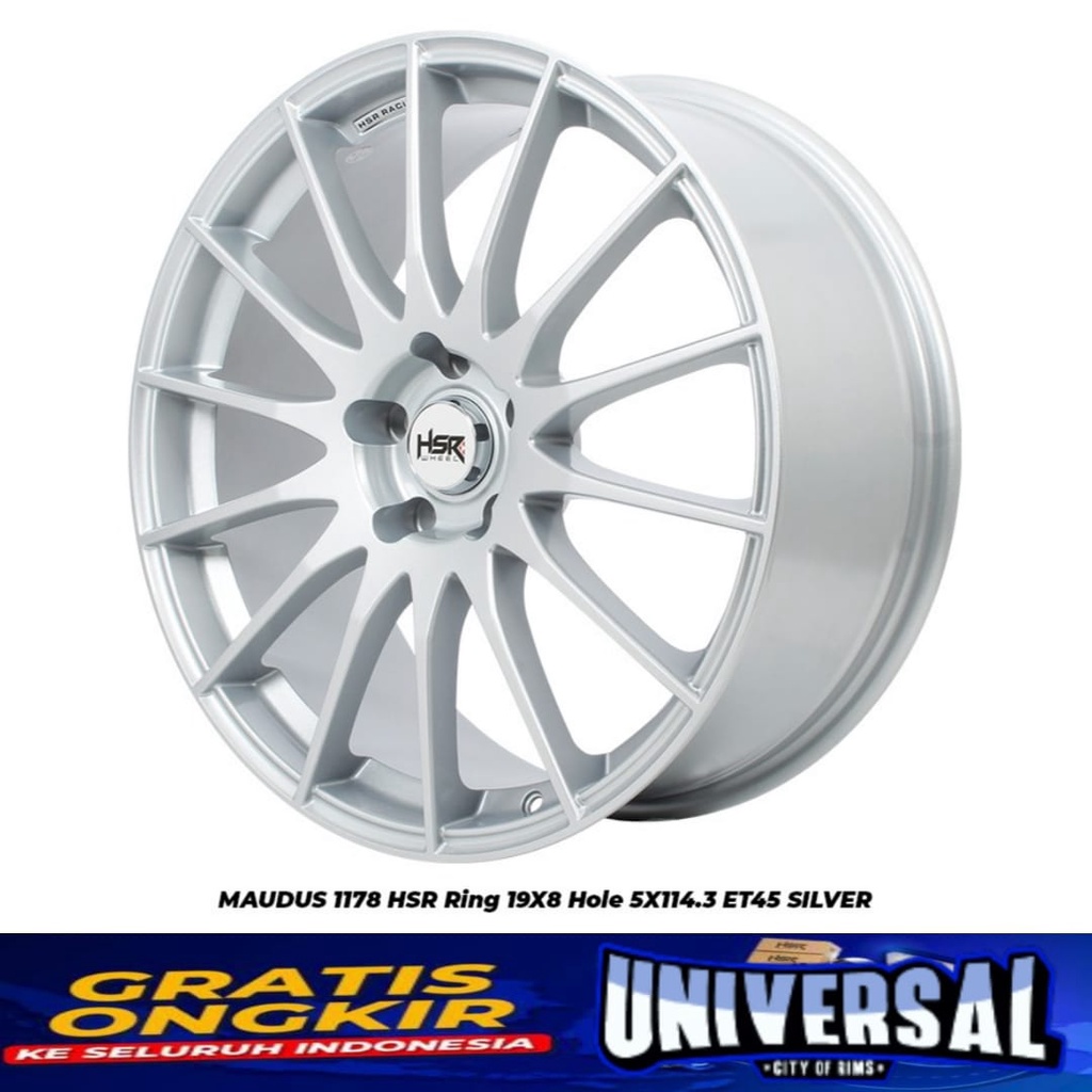 Jual Velg Mobil Ring 19 Hsr Wheel Maudus R19 Jari Jari Untuk Impreza Koleos Crv Innova | Shopee ...