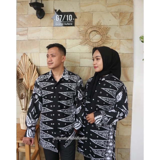 Jual Kemeja dan Atasan Batik Baduy Tapak Kebo Hitam | Shopee Indonesia