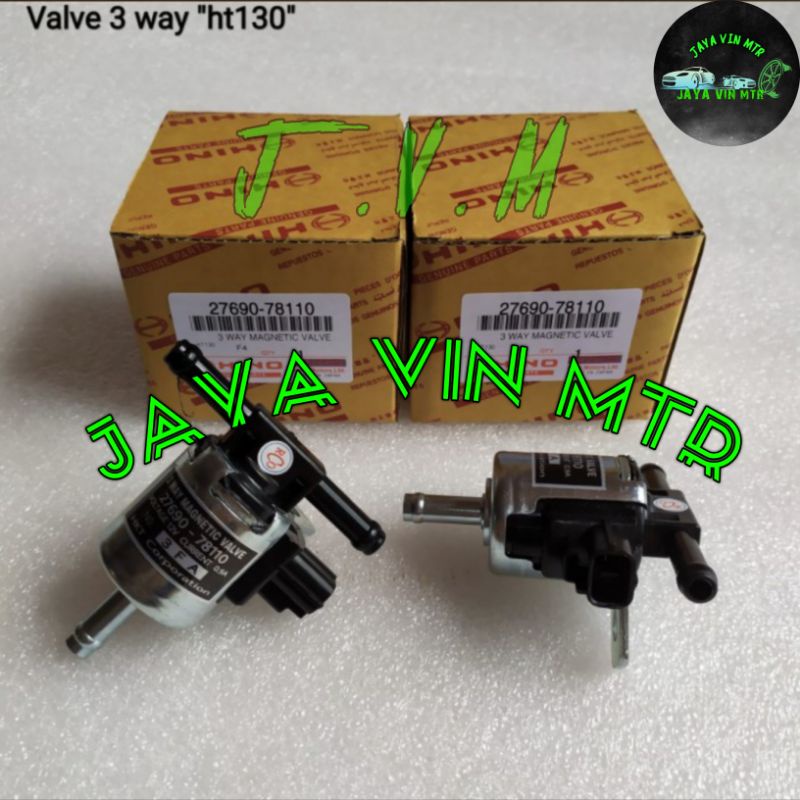 Jual Valve 3 way valve brake Toyota HT125 ht130 12v 12volt 27690-78110 ...