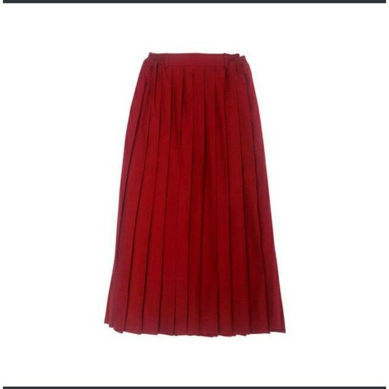 Jual Rok Panjang Seragam Sekolah Dasar SD warna merah | Shopee Indonesia