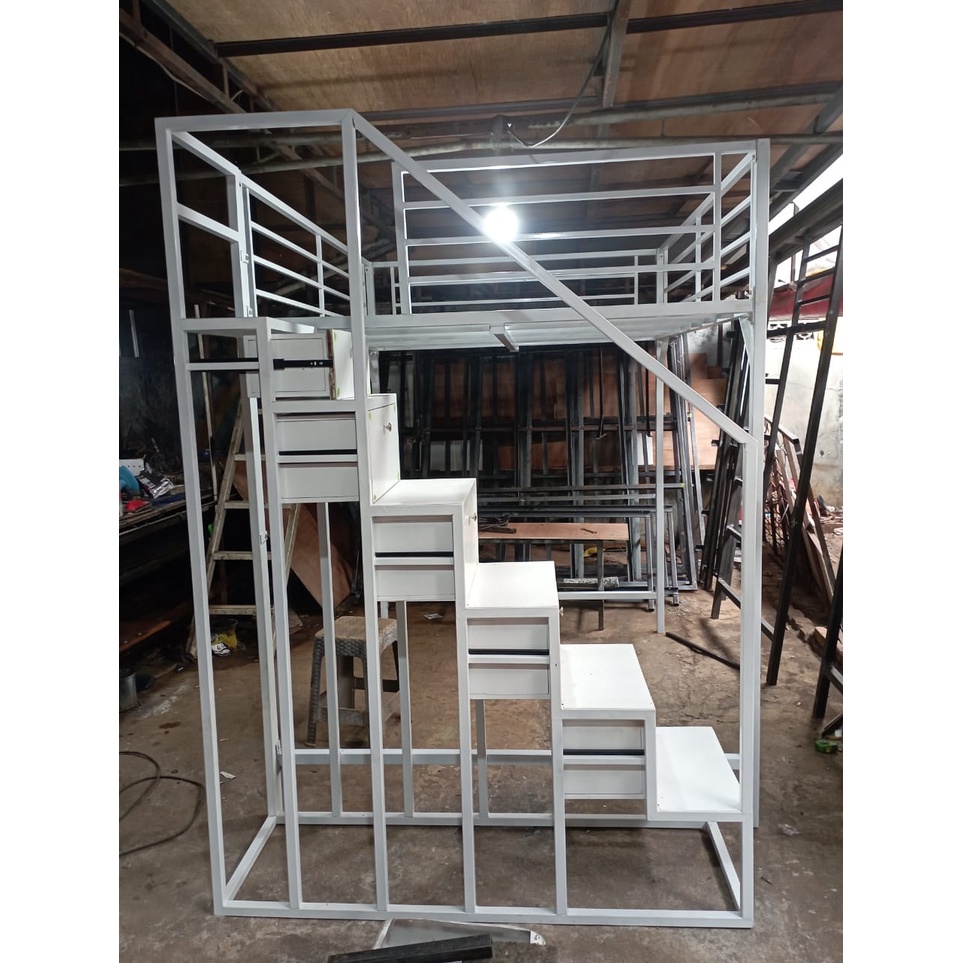 Jual Ranjang Besi Tingkat Atas Custom Tangga Laci | Shopee Indonesia