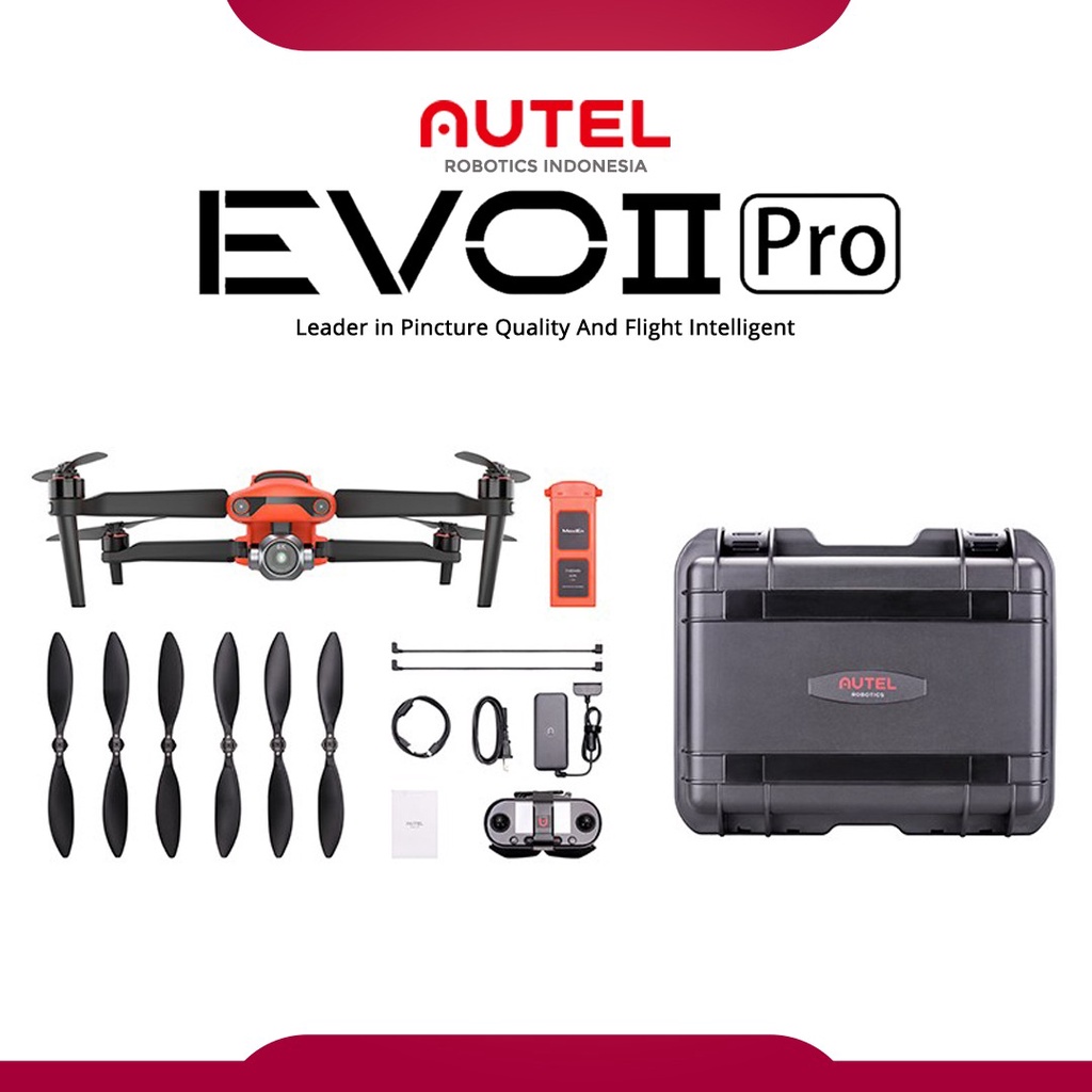 Jual Autel Evo 2 Pro Drone 6K 20 MP 1" SENSOR 9KM 40 Min - Rugged ...