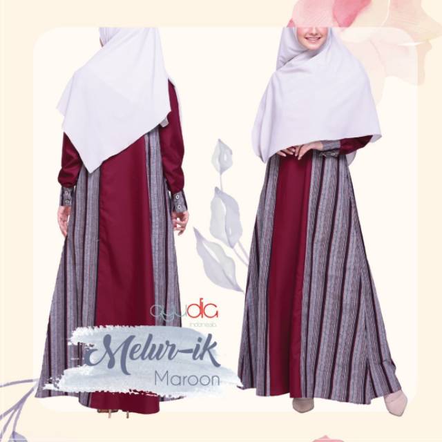 Jual Melurik Dress Ayudia Indonesia Gamis Lurik Melur-ik | Shopee Indonesia