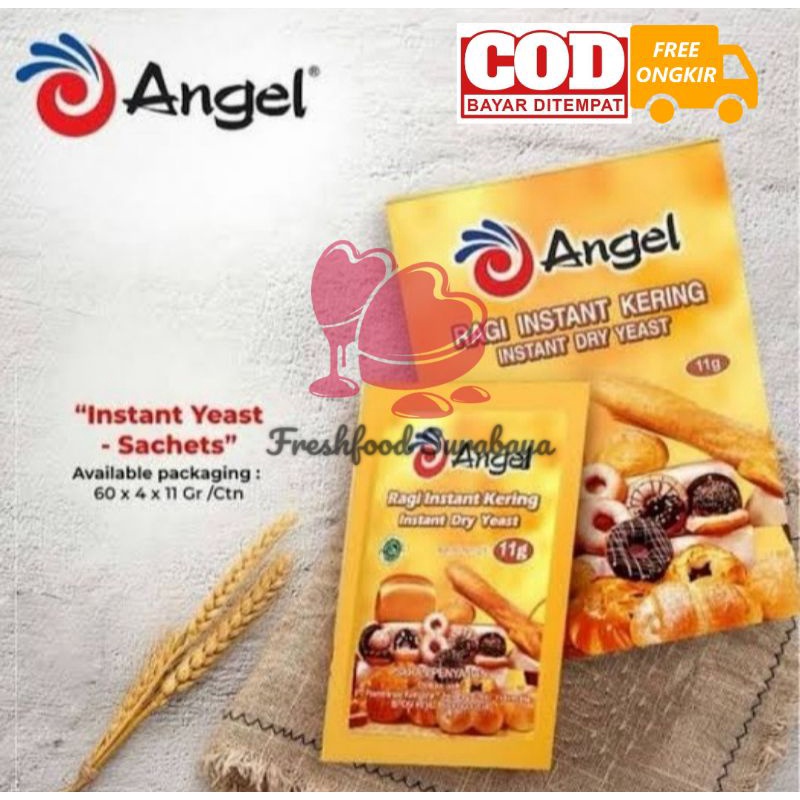 Jual ️Freshfood ️Ragi instant Angel kemasan sachet 11gram | Shopee Indonesia