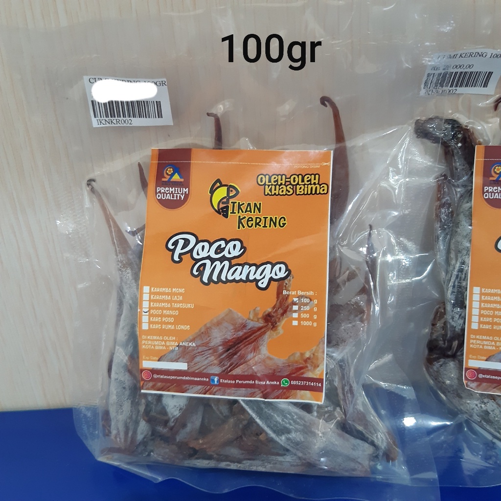 Jual Cumi kering & ikan teri asli bima / poco mango / uta karamba mene ...