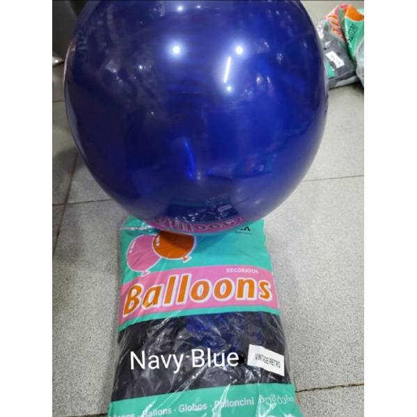 Jual Balon Latex Retro Ukuran 12inch ( 1 Bungkus isi 100 pcs ) | Shopee ...