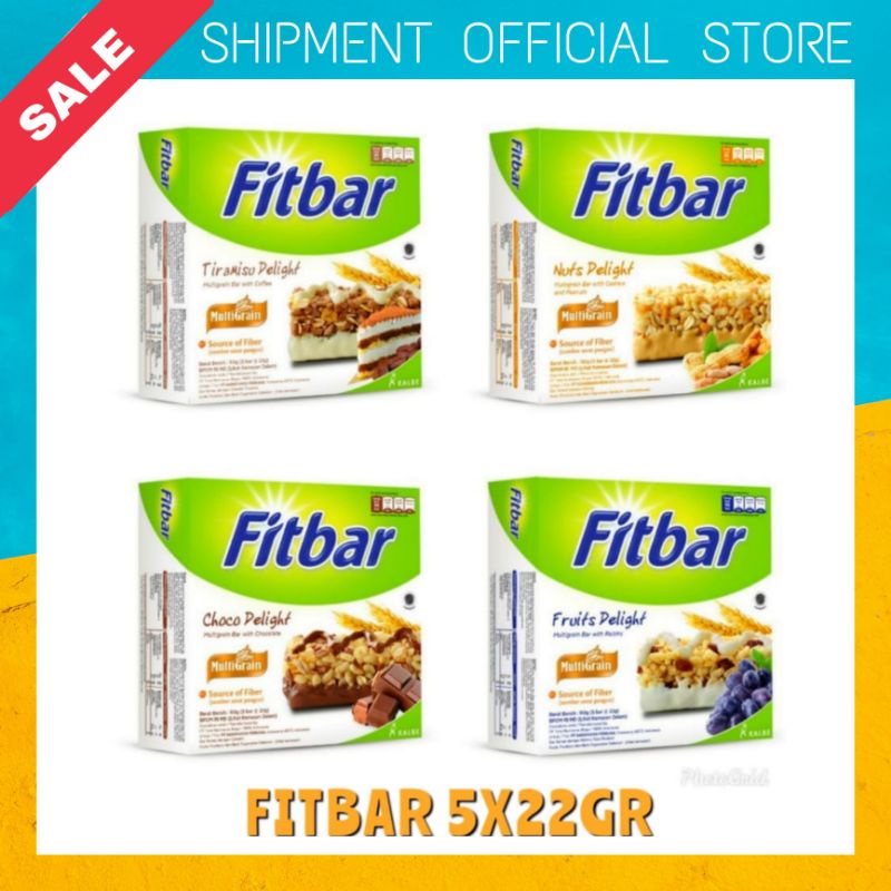 Jual SHIPMENT - FITBAR MULTIGRAIN Nuts Fruits Chocolate Tiramisu Cheese ...