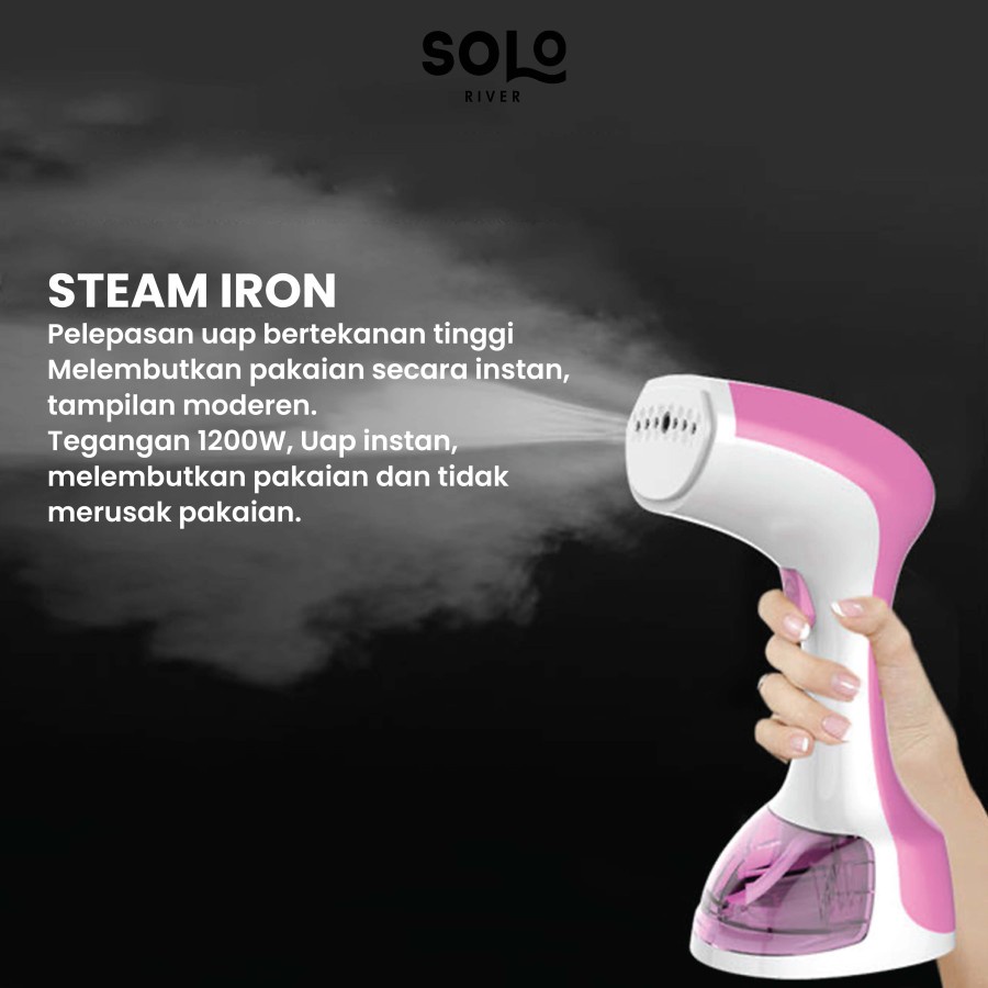 Jual SOLO RIVER Setrika Uap Portable Strika Handheld Garment Steamer ...
