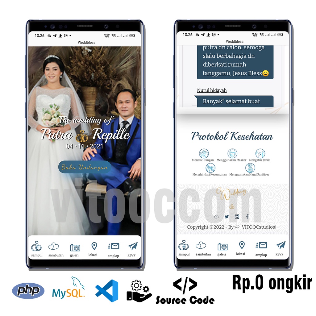 Jual Script Source Code Undangan Digital Website - FITUR Premium ...