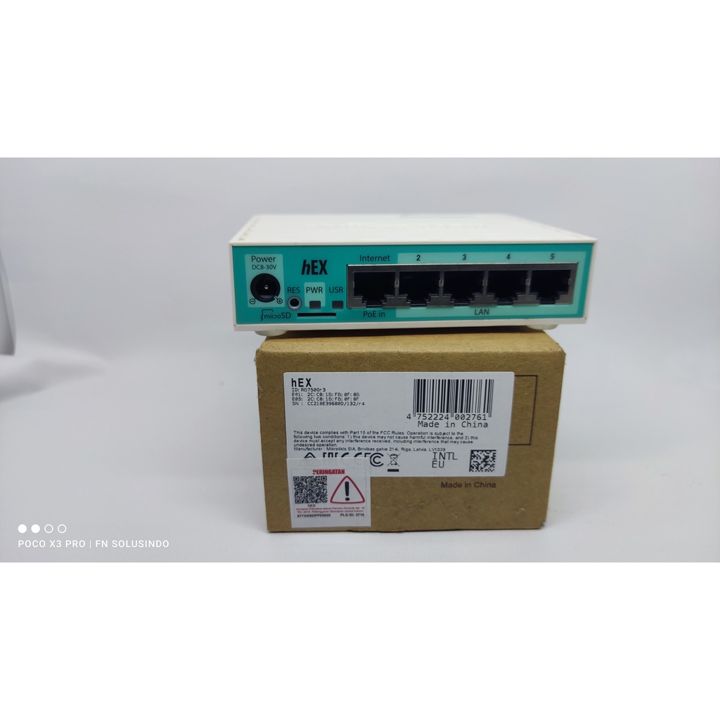 Jual MikroTik hEX RB750Gr3 | Shopee Indonesia