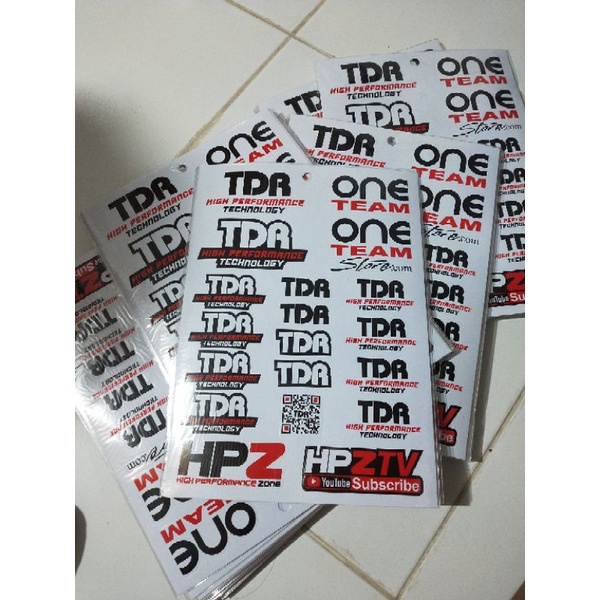Jual stiker TDR high performance | Shopee Indonesia