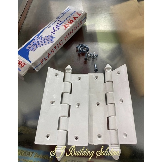 Jual ENGSEL PINTU PLASTIK TYRO 4 INCH 4” ENGSEL PINTU KAMAR MANDI ...