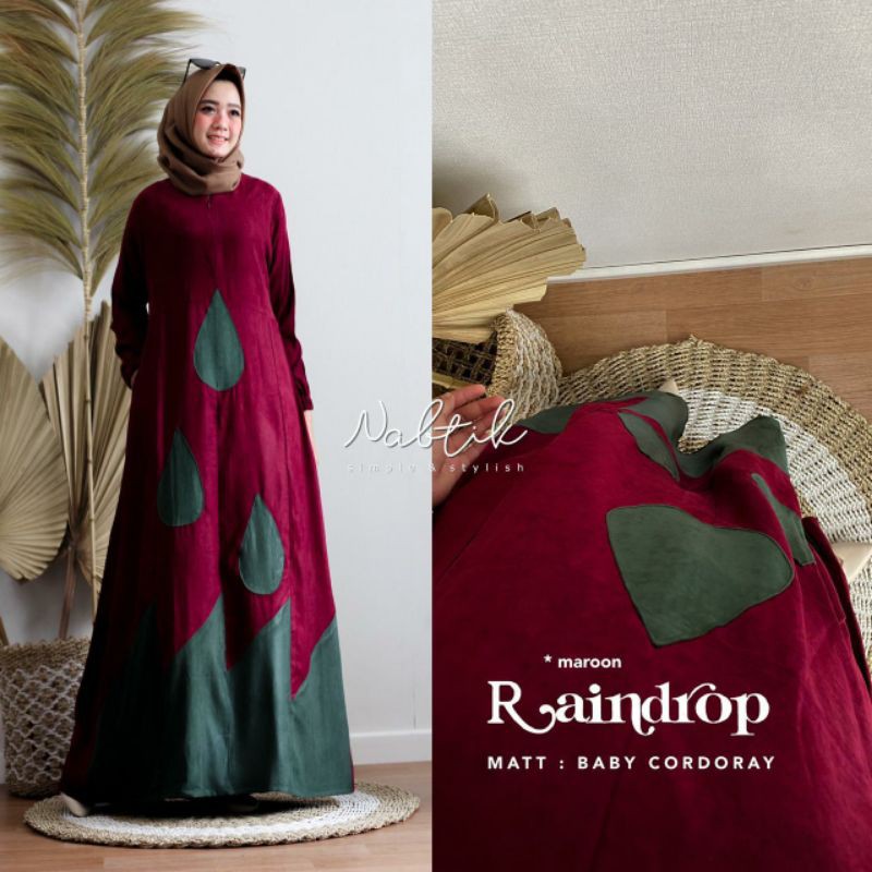 Jual Raindrop dress/ gamis codoray/ dress codoray | Shopee Indonesia