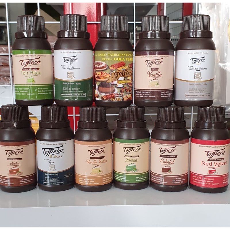 Jual PASTA TOFFIECO / TOFFIEKO 100 GRAM ( VANILLA / RED VELVET / PANDAN ...