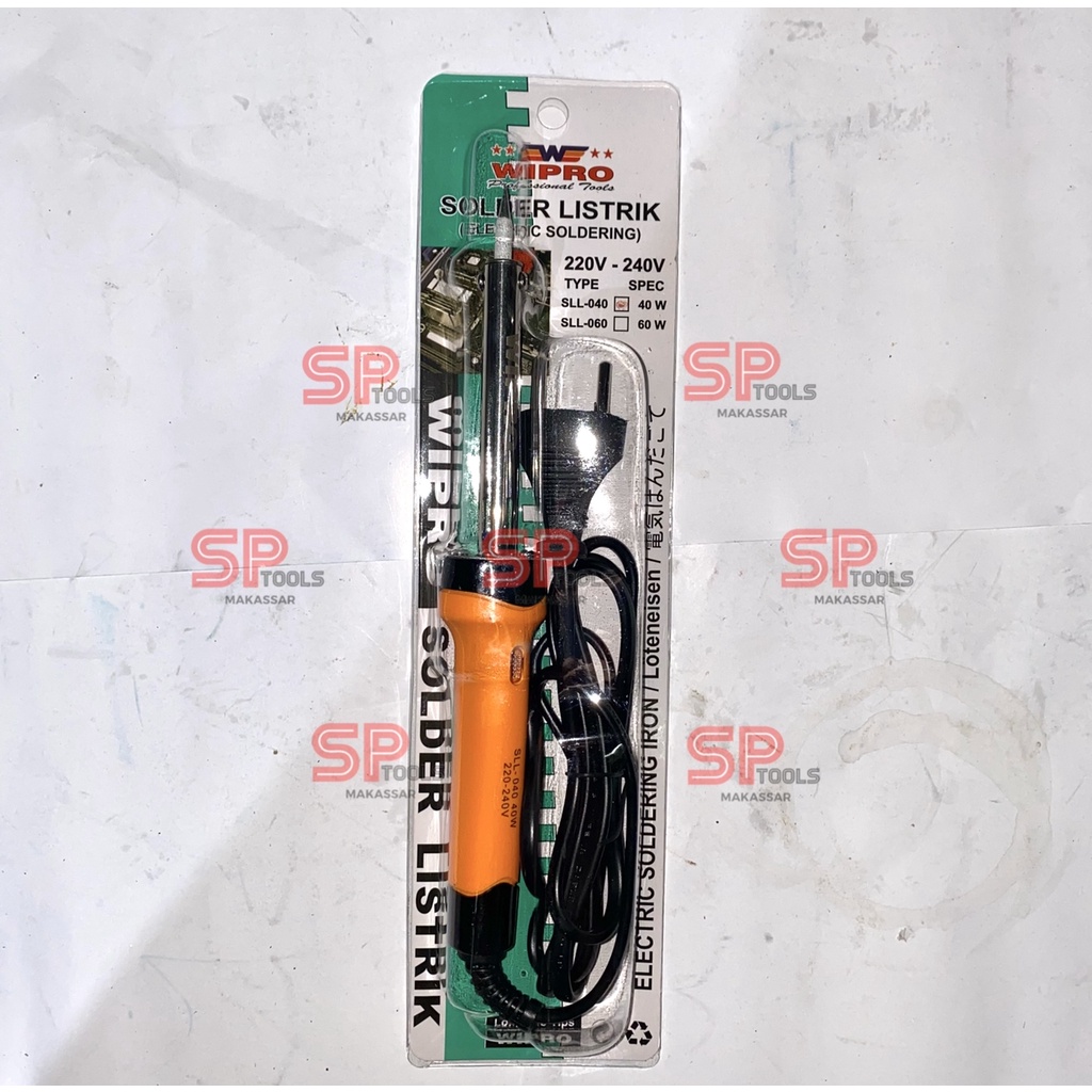 Jual SOLDER LISTRIK 40 WATT 40W 40 W 220V WIPRO SLL-040 | Shopee Indonesia