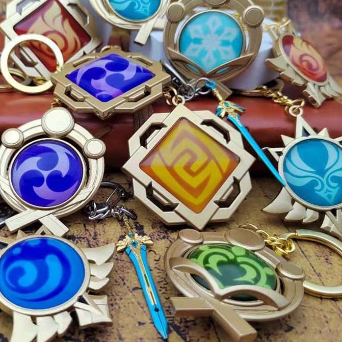 Jual Game Genshin Impact Vision Lnazuma Ganyu Keqing Wendi Xiao ...