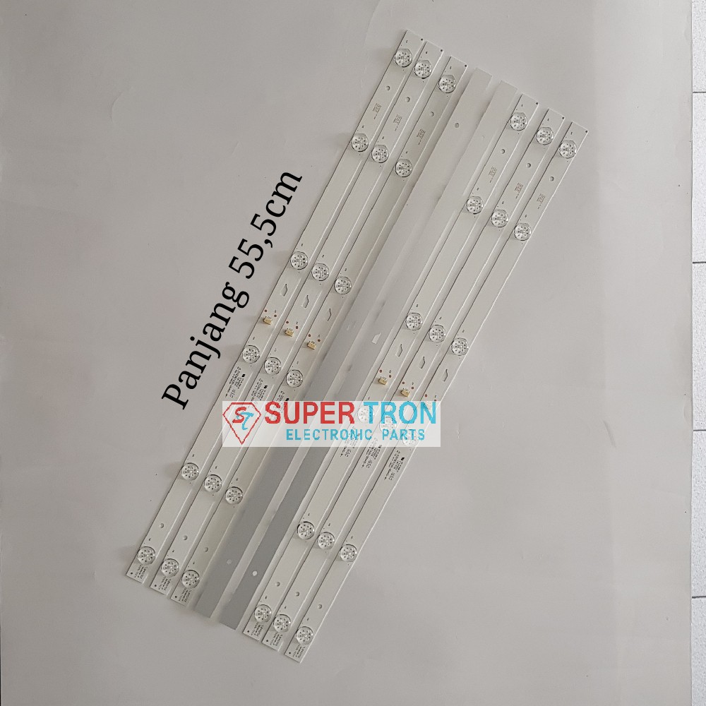 Jual Panel Lampu Backlight LED TV Isi 6 LED 55cm 3Volt Pan | Shopee ...