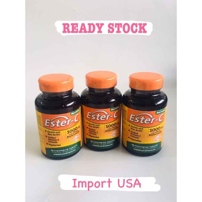 Jual Ester C 1000mg plus Bioflavonoids | Vitamin C 1000mg 90vegetarian ...