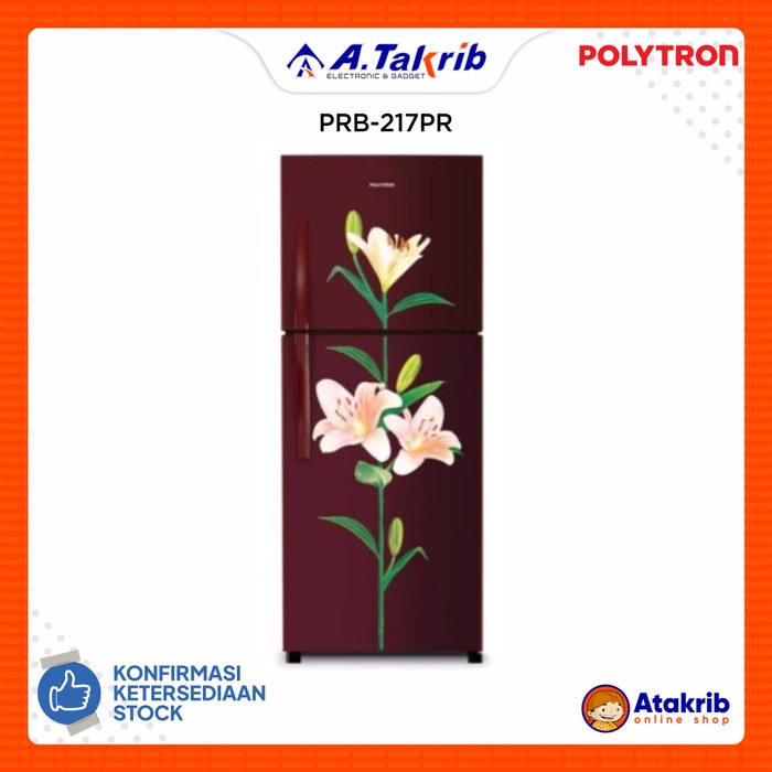 Jual POLYTRON KULKAS 2 PINTU PRB-217PR / PRB 217PR - 210 Liter | Shopee ...
