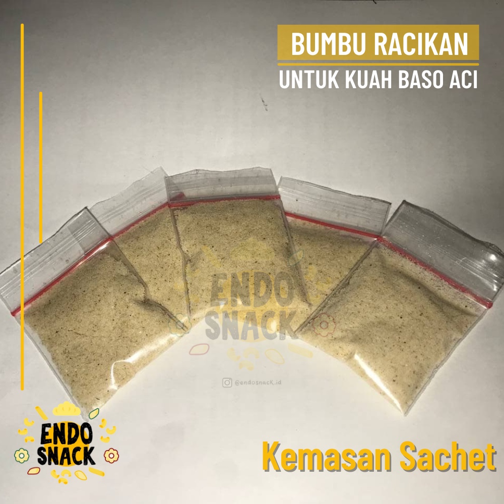 Jual SACHET BUMBU Baso Aci bumbu penyedap racikan untuk baso aci atau ...