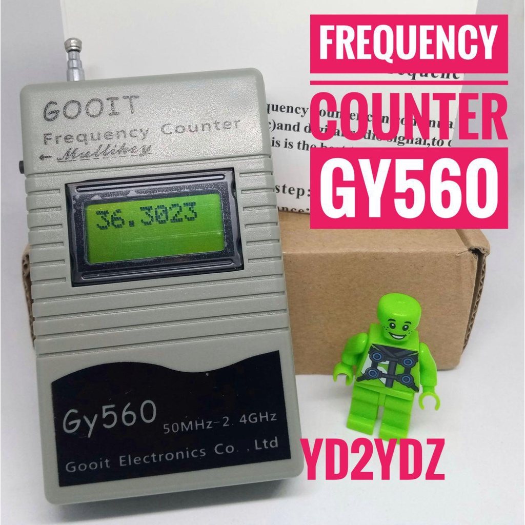 Jual Gooit Gy560 Mini Portable Frequency Meter Counter Gy 560 Frekuensi Portable Ht Radio Rf