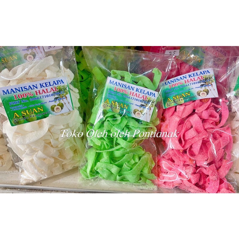 Jual Manisan Kelapa Asuan 125g/ Kembang Gula Kelapa/ Manisan Kelapa ...