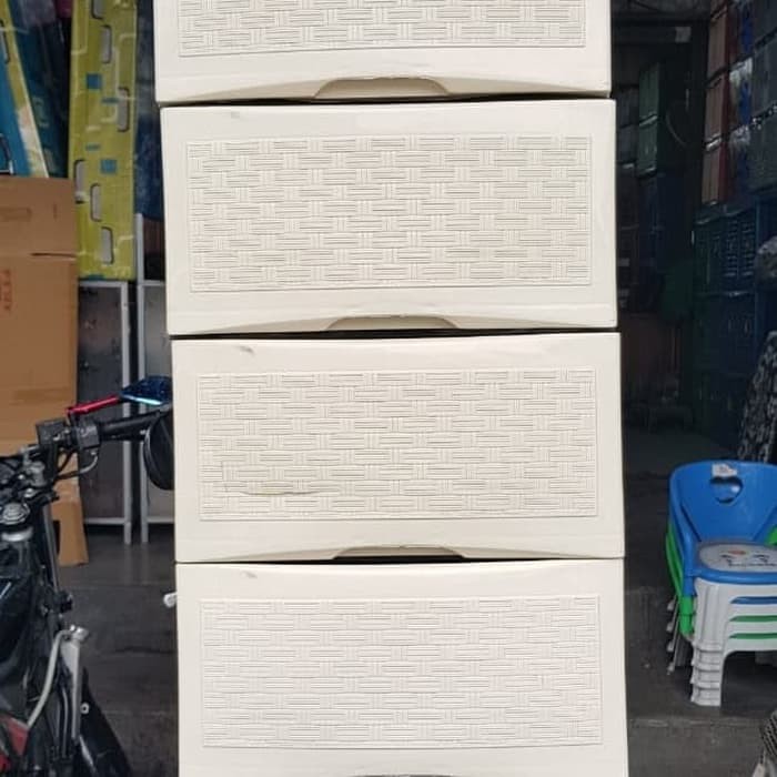 Jual LACI PLASTIK LACI SERBAGUNA SUSUN 4 MOTIF RANDOM | Shopee Indonesia