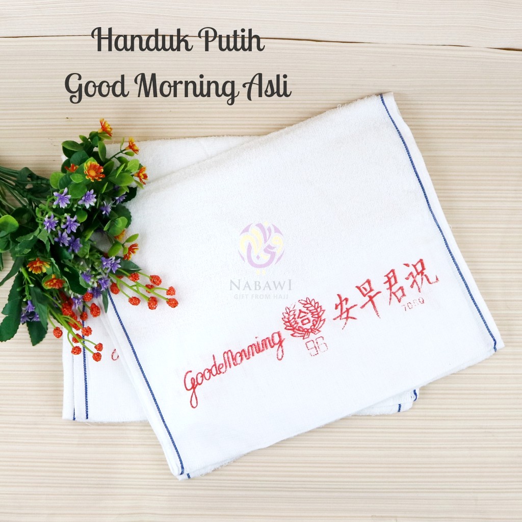 Jual Handuk Good Morning 100% Cotton Handuk Wajah Handuk Olahraga ...