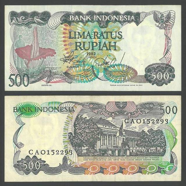 Jual UANG KUNO INDONESIA - Rp 500 1982 | Shopee Indonesia