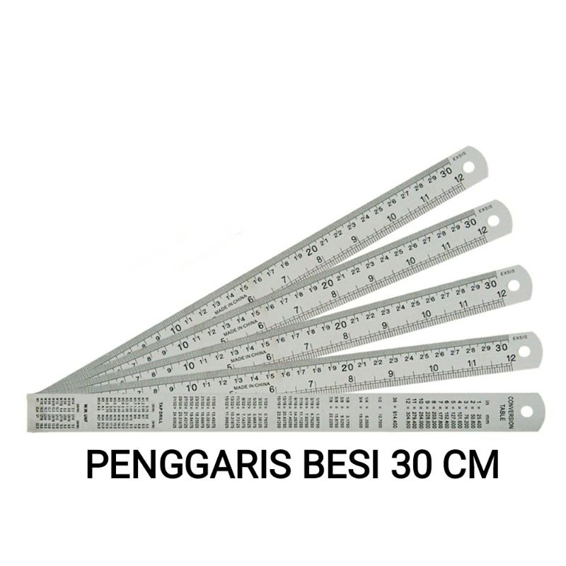 Jual Penggaris Besi 30 cm | Shopee Indonesia