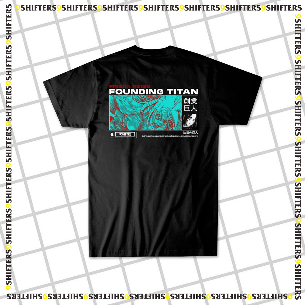 Jual Founding Titan Frieda Reiss Attack on TItan | Kaos Anime Manga ...