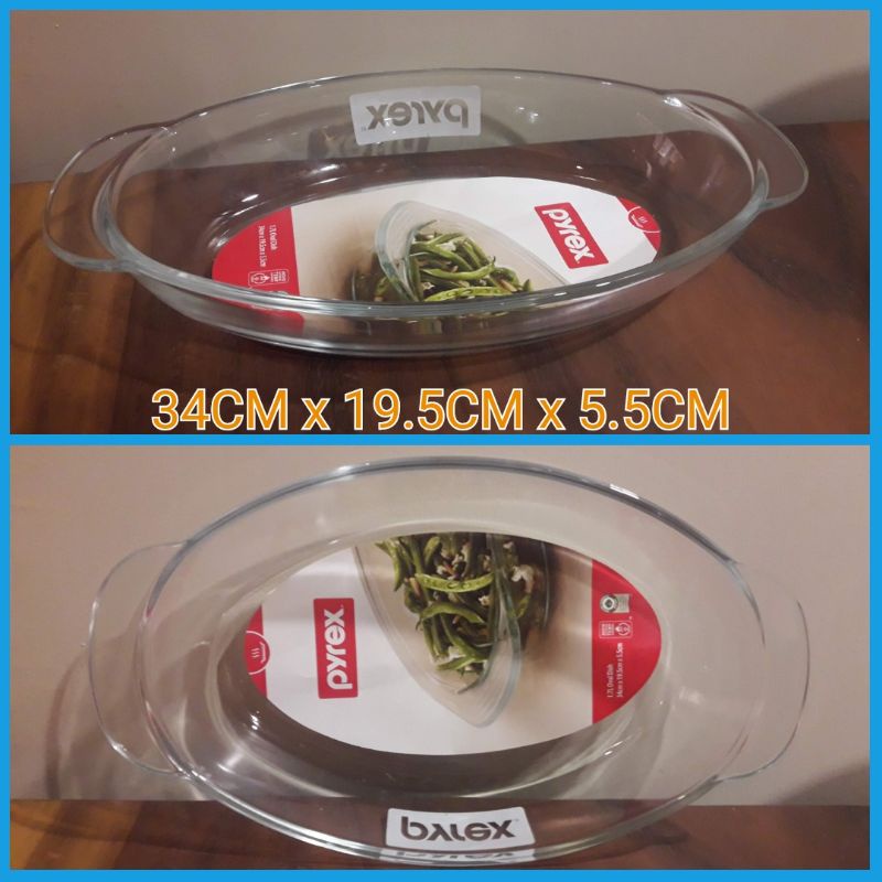 Jual PYREX OVAL DISH 1.7L | Shopee Indonesia