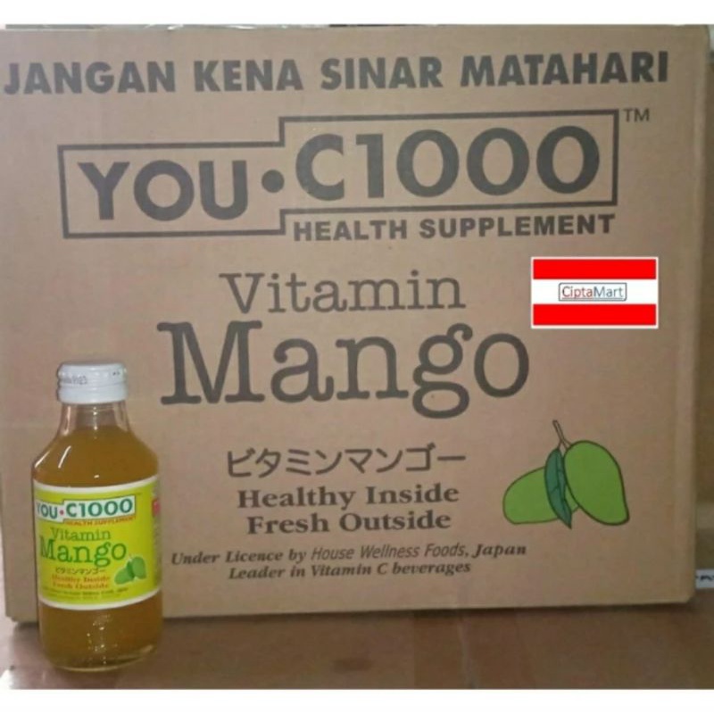Jual YOUC1000 Vitamin Mango / Mangga 30 x 140 ml | Shopee Indonesia