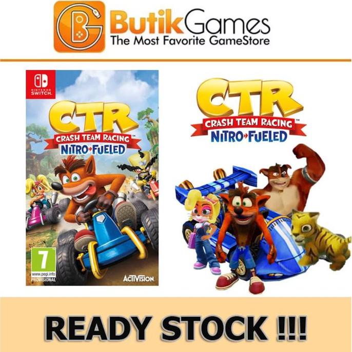Jual CTR Crash Team Racing Nitro Fueled Nintendo Switch | Shopee Indonesia