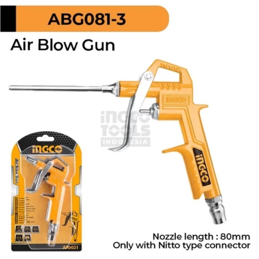 Jual Air Blow Gun Duster INGCO ABG081-3 80 Mm Alat Semprotan Angin Kompresor Penyemprot Semprot ...