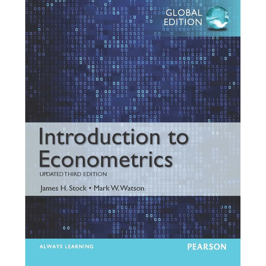 Jual Buku introduction to econometrics by james H. stock - HARDCOVER | Shopee Indonesia