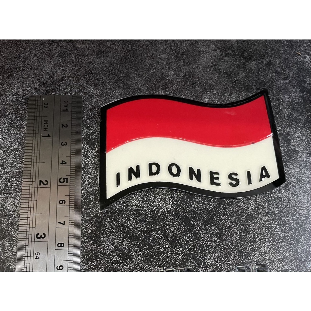 Jual Sticker Bendera Indonesia (Berkibar) - Stiker Indonesia - Stiker ...