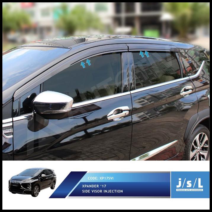 Jual Mitsubishi Xpander Talang Air Mobil Jsl Model Injection / Side Visor | Shopee Indonesia