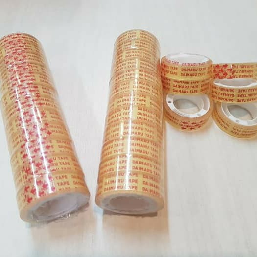 Jual Solasi / Selotip Bening 1/2 Inchi Kecil Daimaru | Shopee Indonesia
