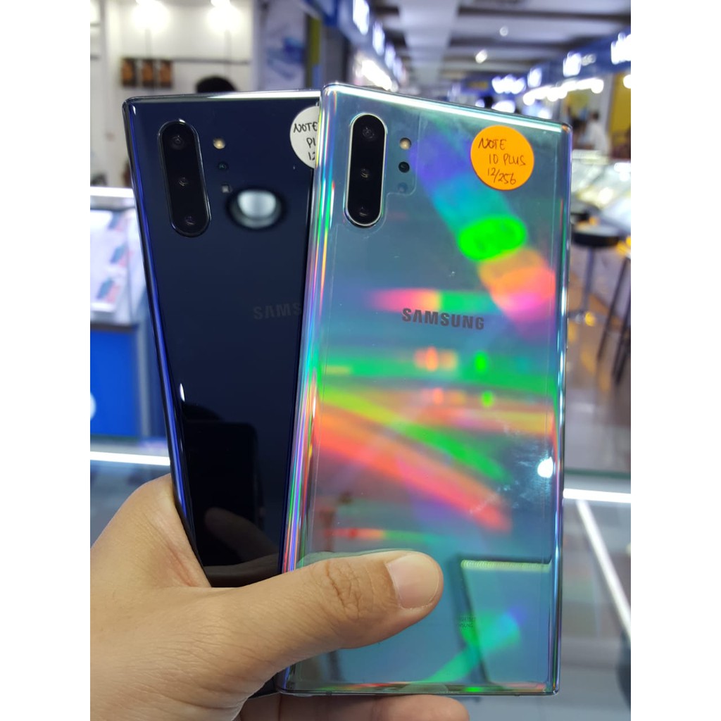 Jual Samsung Note 10 plus 12/256gb Fullset Sein Normal | Shopee Indonesia
