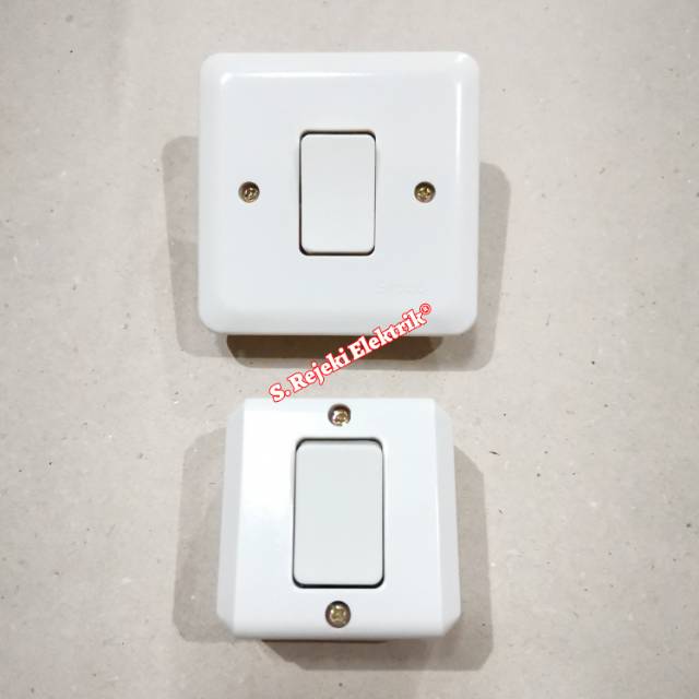 Jual Broco Steker/Saklar Lampu Tunggal/Single Inbow/Inbo/Tanam Outbow ...