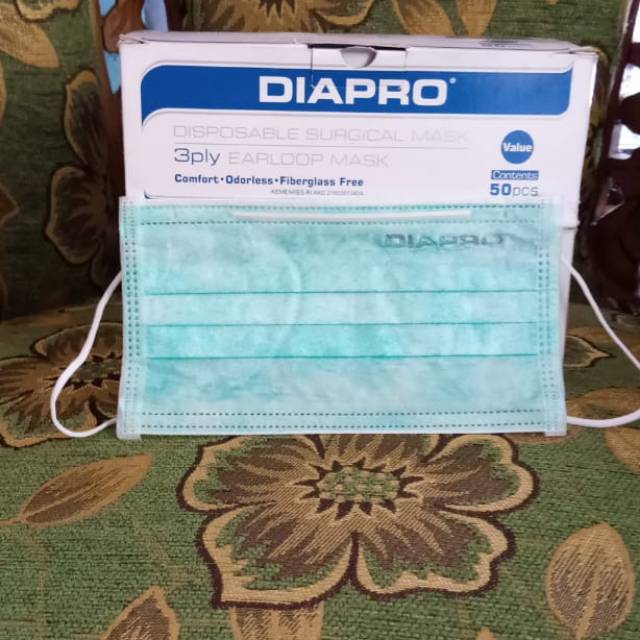 Jual Masker Diapro 3ply isi 50 pcs | Shopee Indonesia