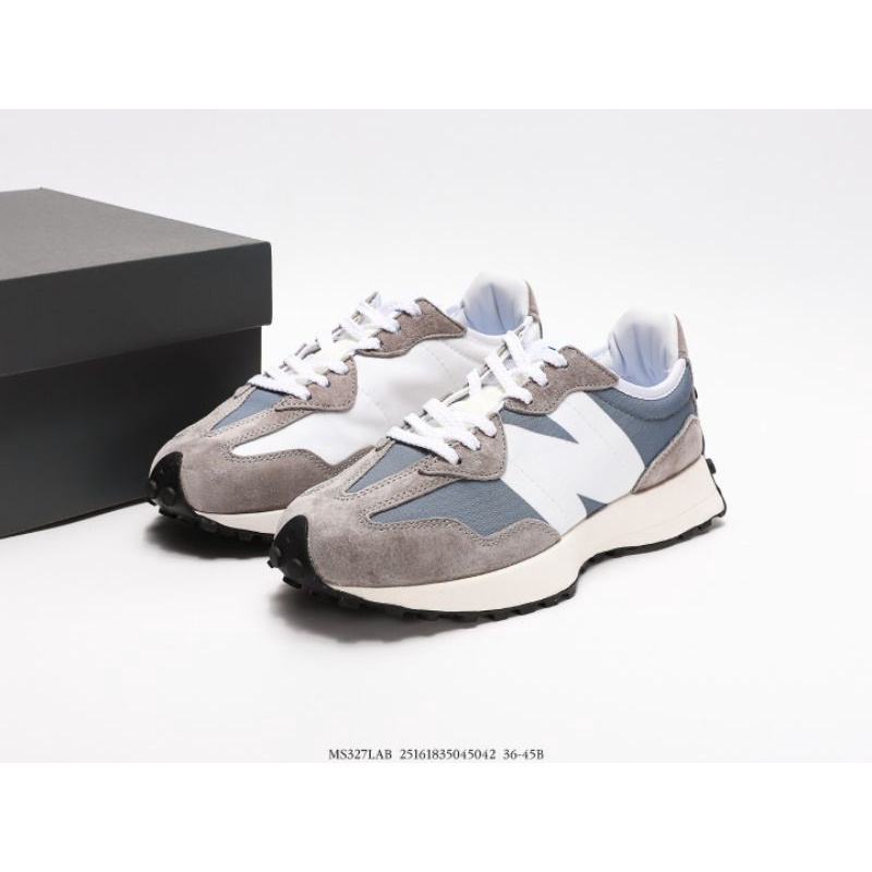 Jual Sepatu NB New Balance 327 Grey White / MS327LAB GREY Mirror ...