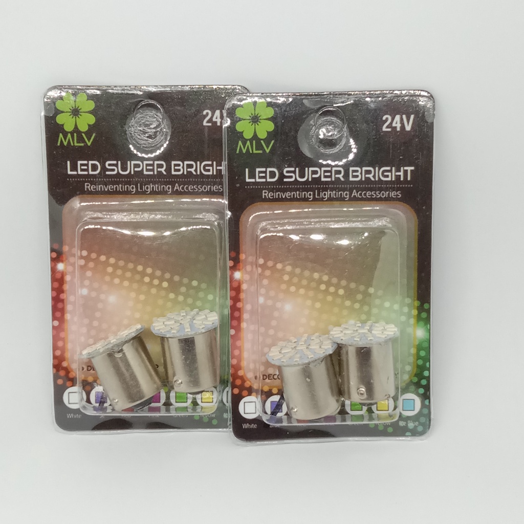 Jual LAMPU MANTENG DIAM MOBIL LED PENDEK Bayonet Kaki 1 Arus DC 24V ...