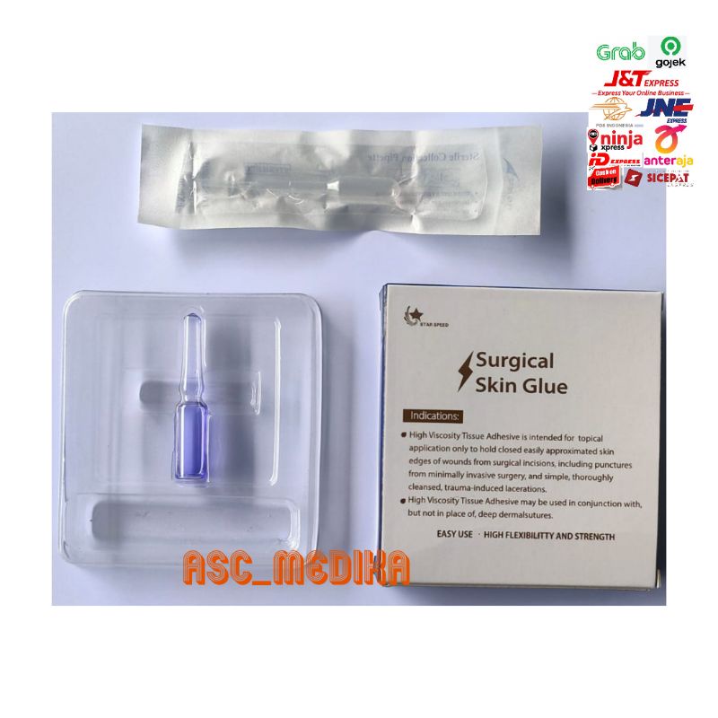Jual Lem Khitan Sunat Surgical Skin Glue ( SSG) 0,5ml Pengganti Perfectseal Dermabon | Shopee ...