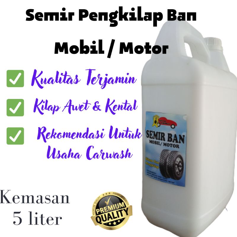 Jual Semir Ban Polish Pengkilap Ban Mobil dan Motor Kit Ban Kendaraan ...
