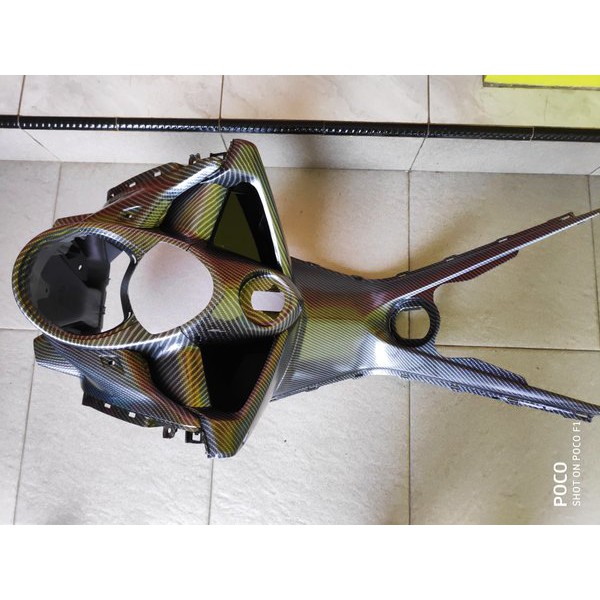 Jual Paket Body Set Carbon Nmax Cover Spidometer Winshield Leg shield ...