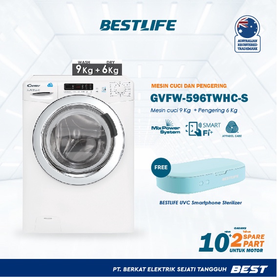 Jual Candy Front Loading 9kg + Dryer 6kg | Shopee Indonesia