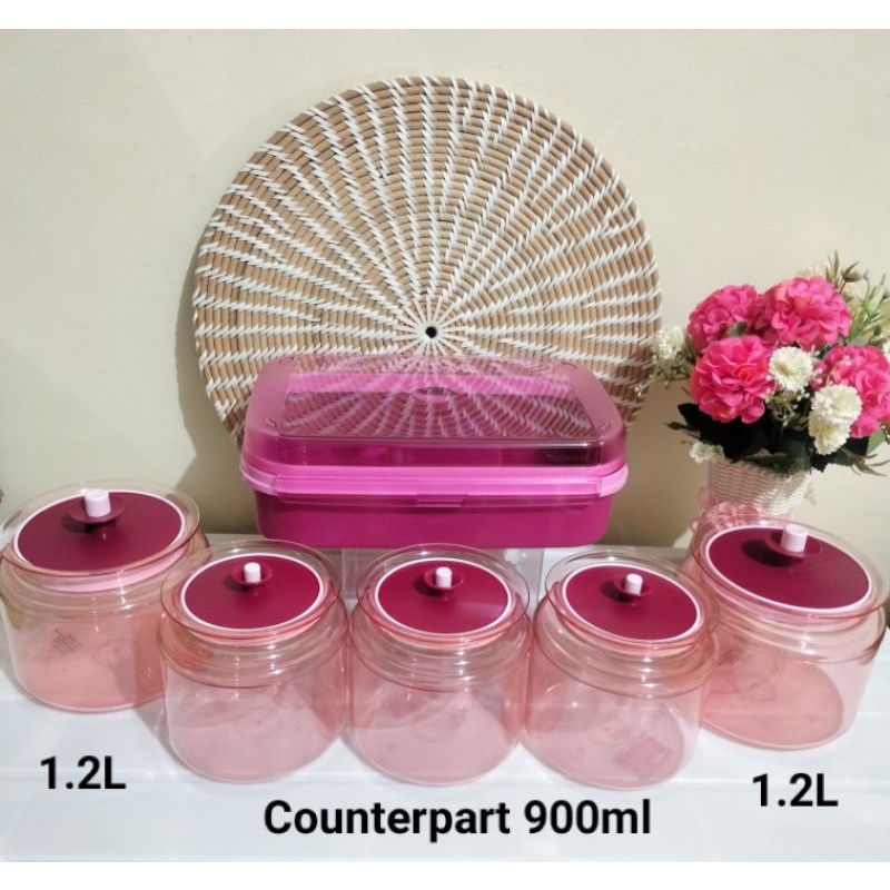 Jual Counterpart Tupperware/Counterpart ungu Tupperware/toples tupperware/Counterpart pink ...